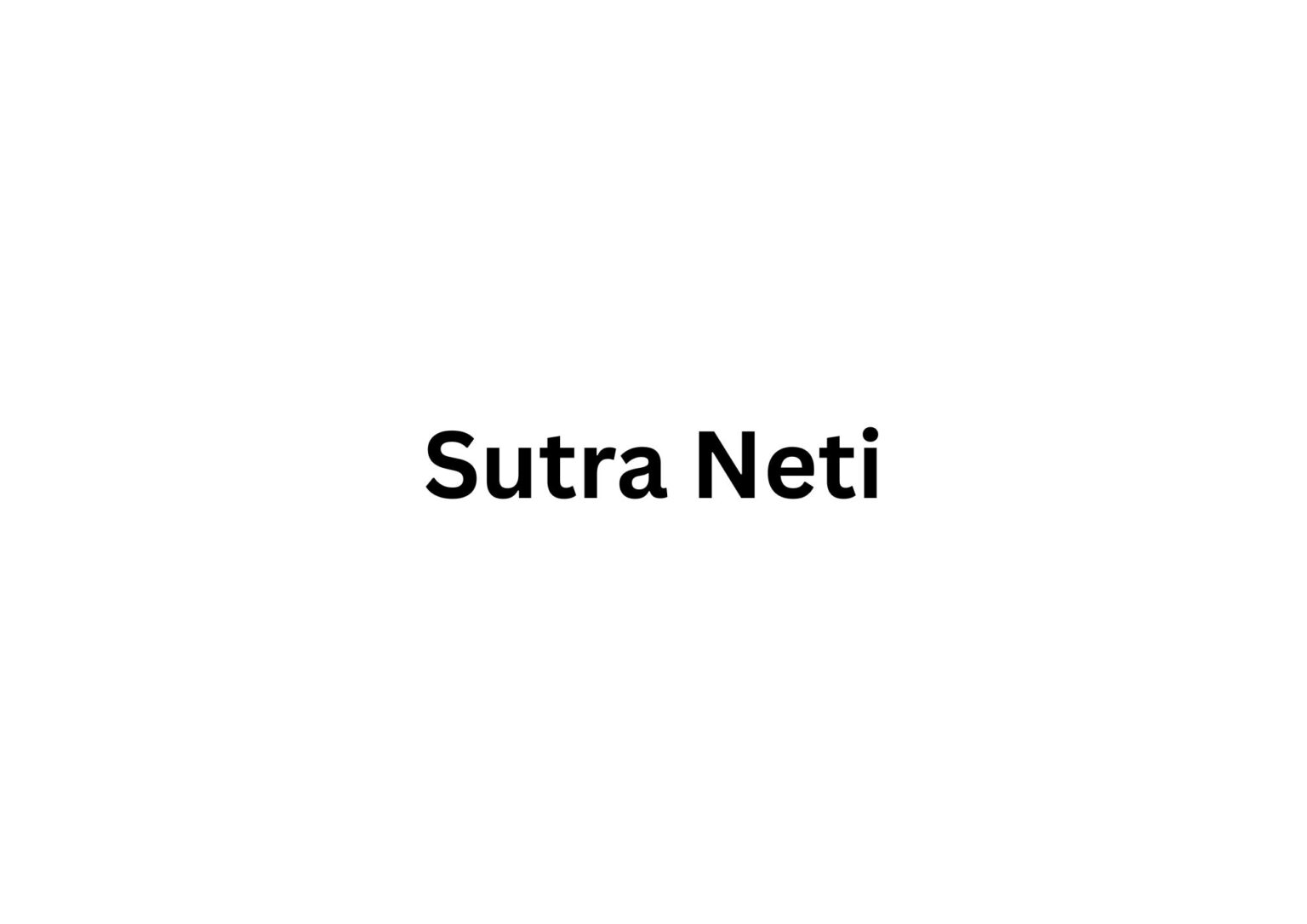 Benefits of Sutra Neti (Nasal Cleansing) and Precautions